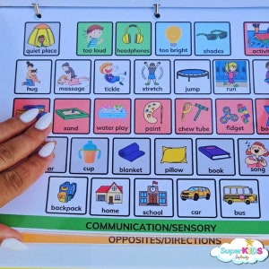 Special Education Communication Binder, Autism Communication Visuals ...