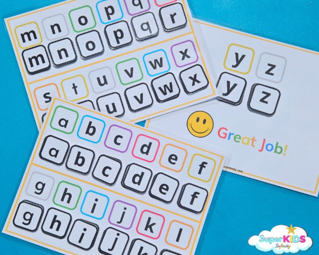 Lowercase Letter Recognition, Preschool ABC Letters, Lowercase Alphabet ...