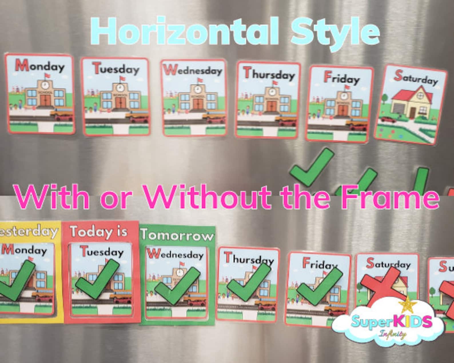 Autism School Schedule, Visual School Days Schedule, Printable School ...