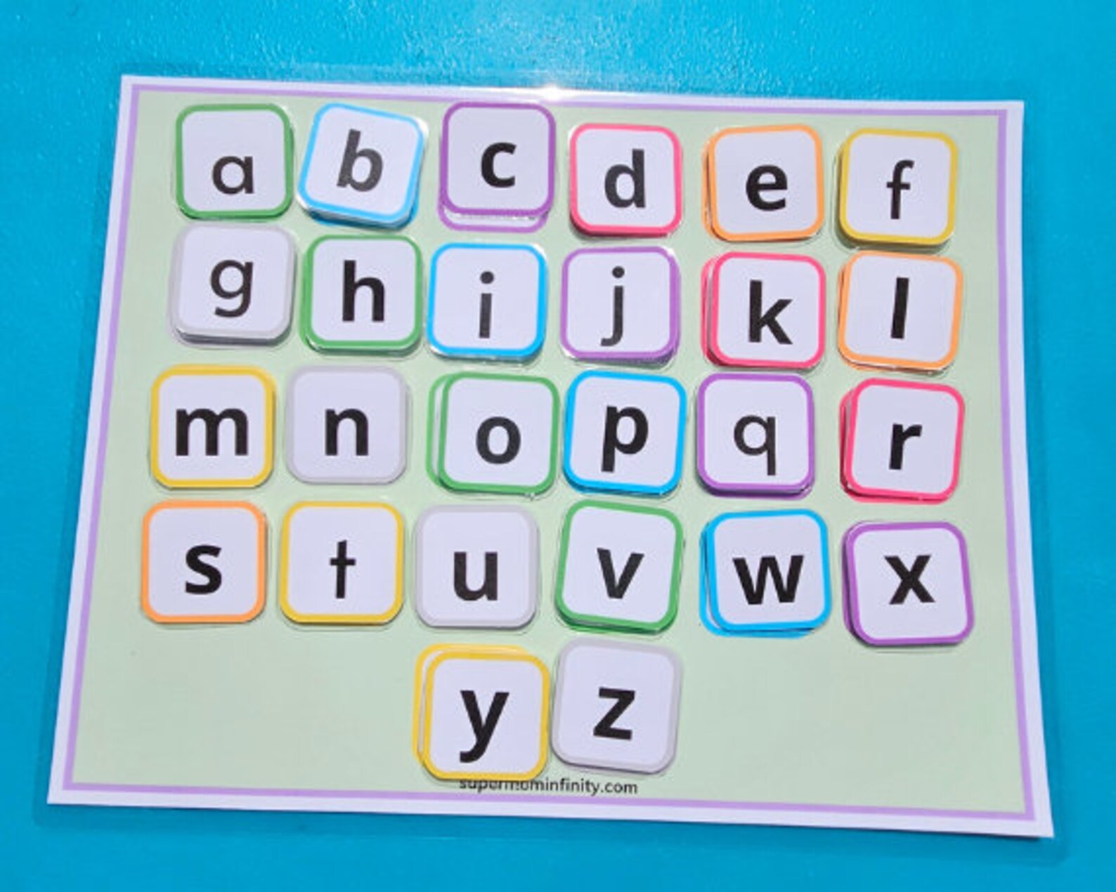Alphabet Matching Activity for Toddlers, ABC Letter Matching, Alphabet ...