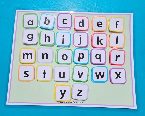 Alphabet Matching Activity for Toddlers, ABC Letter Matching, Alphabet ...