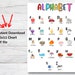 Alphabet Chart With Pictures, A to Z Letters, Alphabet Sound Chart ...