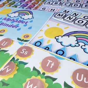 Alphabet Busy Binder, Learning Binder, ABC Book, Educational Activities ...