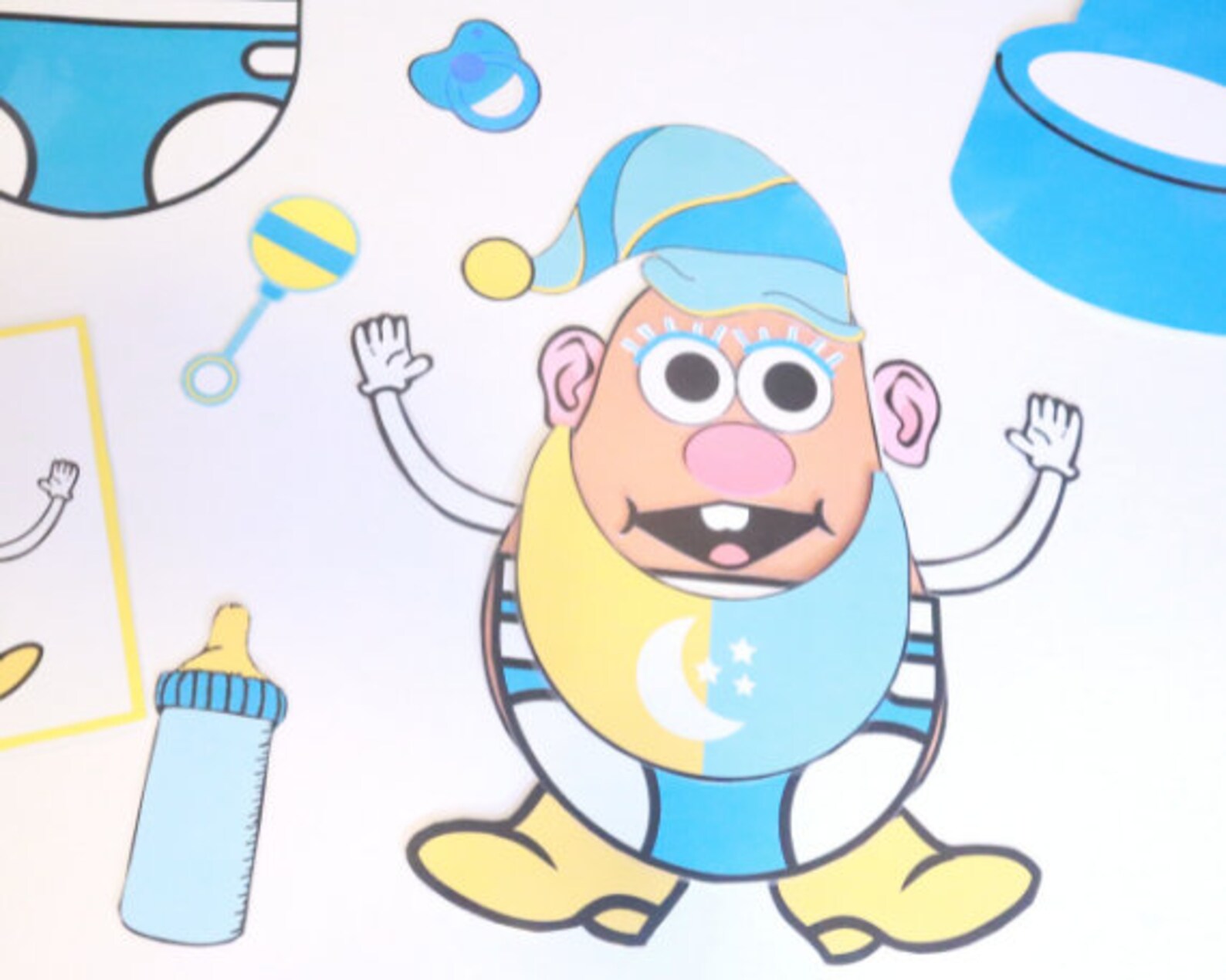 Toddler Speech Activity, Mr. Potato Head and Family Play Set, Mr ...