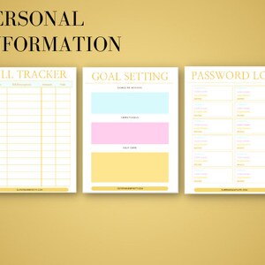Printable Planner and 12 Month Calendar | Organized Printable Calendar ...