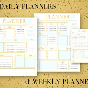 Beautiful Planner and 12 Month Calendar Organized Printable - Etsy