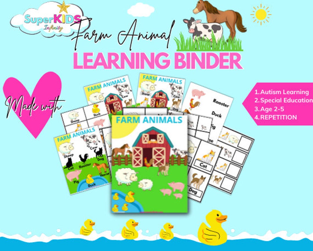 Autism Learning Activity Book, Autism Repetition Activity, Learning ...