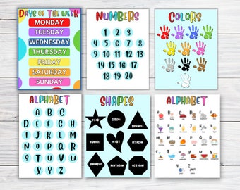 Busy Book Learning Binder Preschool Busy Book Printable - Etsy