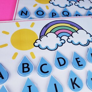 Alphabet Matching Printable, Uppercase and Lowercase Letters (digital ...