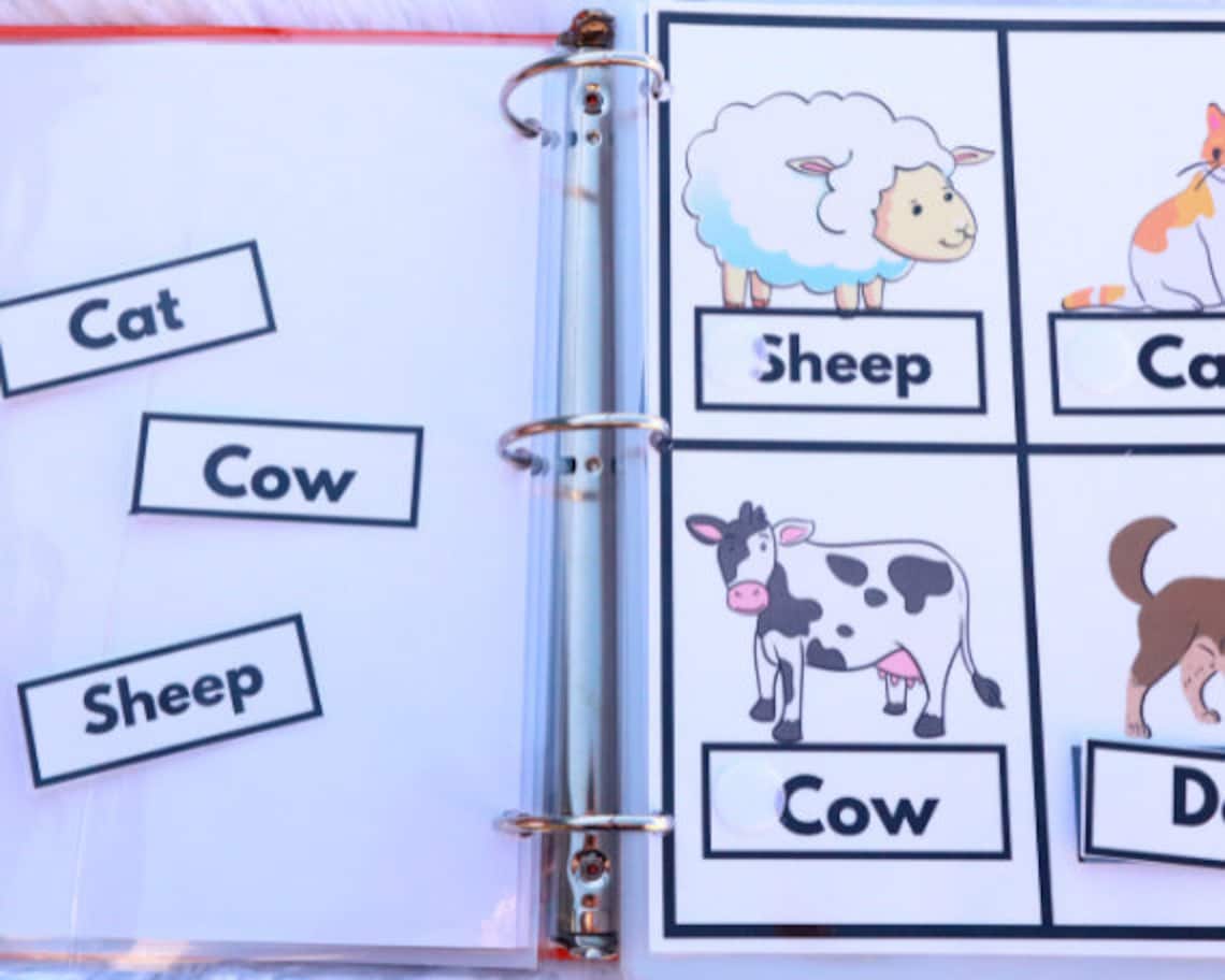 Autism Learning Activity Book, Autism Repetition Activity, Learning ...