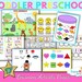 Busy Book Learning Binder, Preschool Busy Book, Printable Learning ...