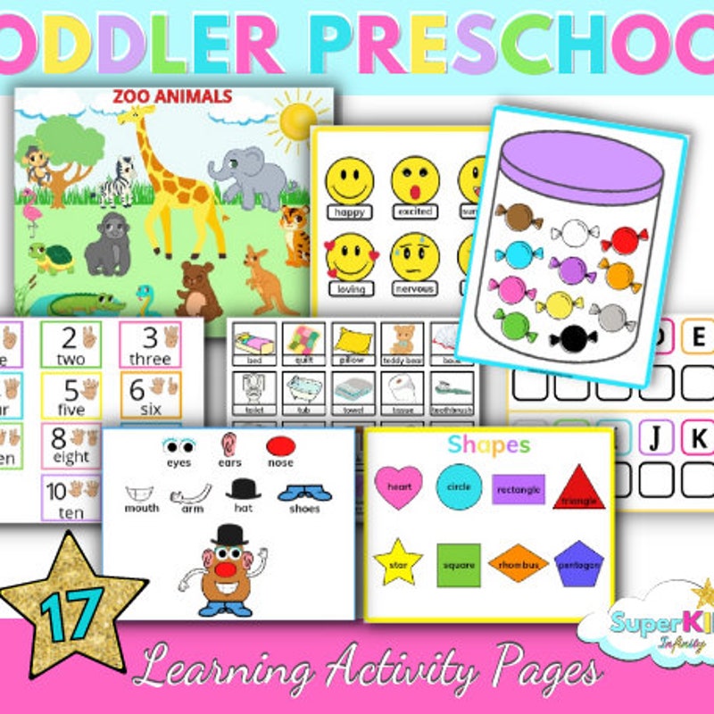 Preschool Learning Binder - Etsy