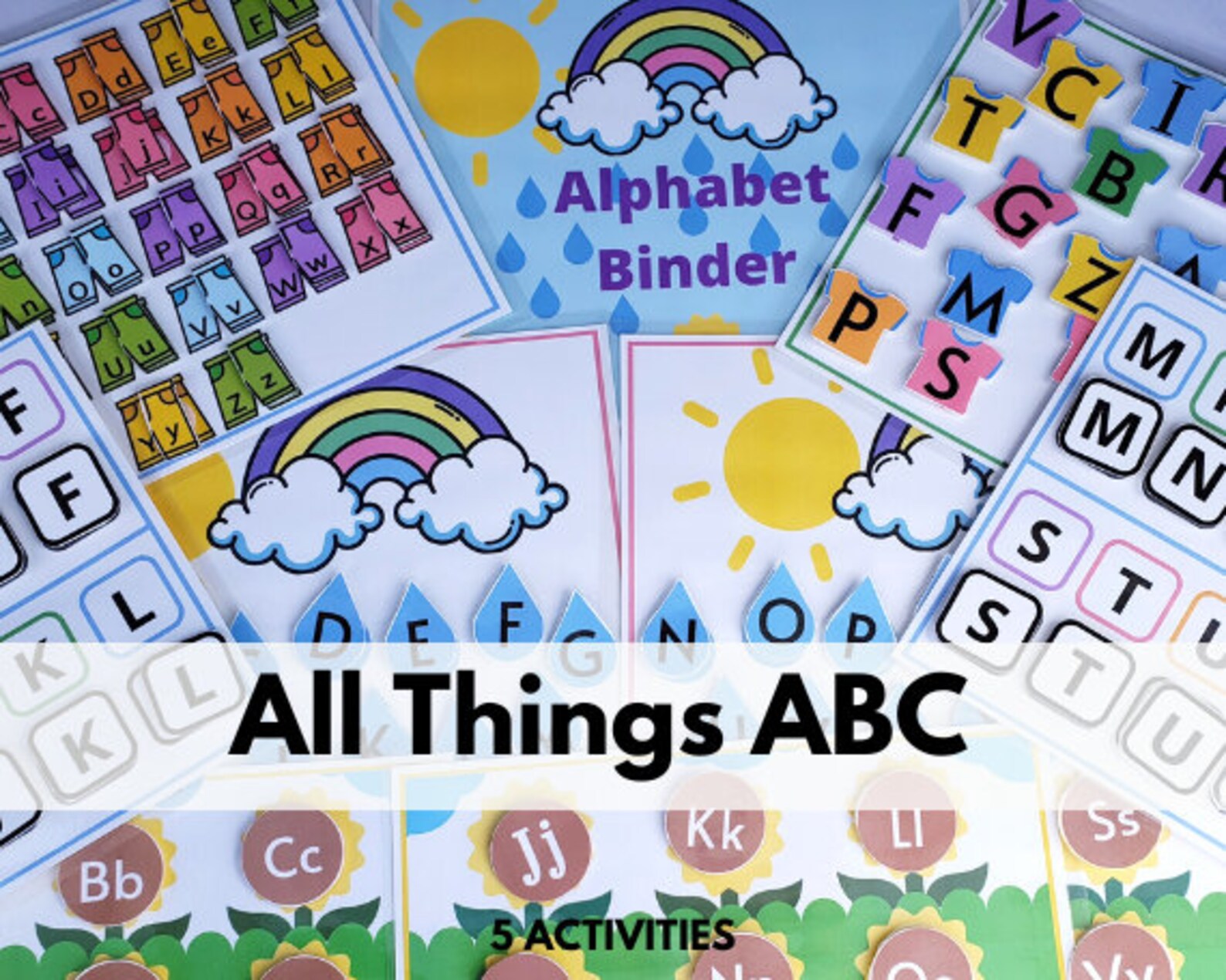 Alphabet Busy Binder, Learning Binder, ABC Book, Educational Activities ...