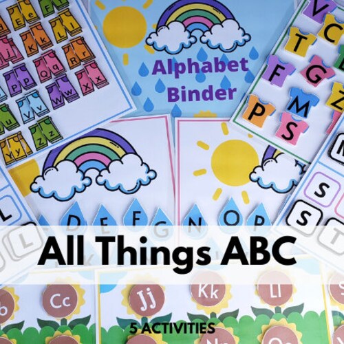 Toddler Learning Binder Preschool Printable Busy Book - Etsy