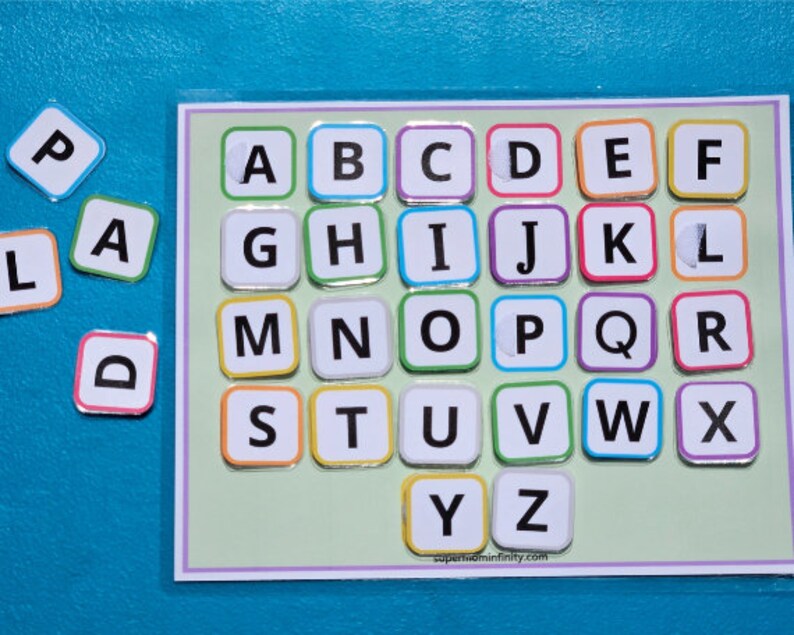 Uppercase Letter Matching Activity, ABC Printable Activity, Toddler ...
