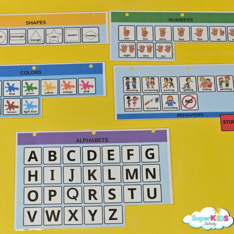 Special Education Communication Binder, Autism Communication Visuals ...