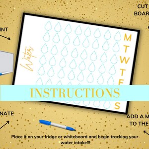 Waterlog Tracker, Weekly Water Intake Log, Water Tracker Template ...