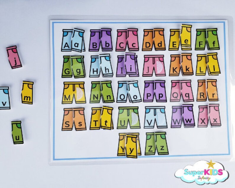 Homeschool Resourse, Alphabet Matching Printable, Uppercase and ...