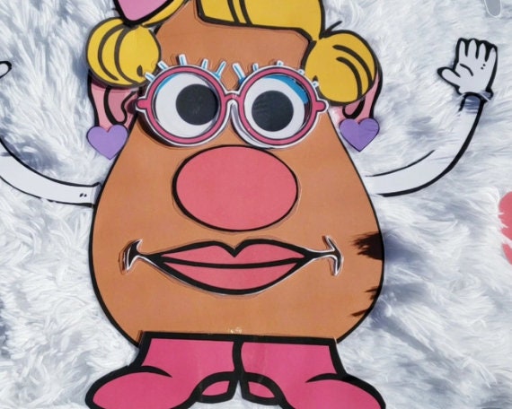 Mr. and Mrs. Potato Head Printable Activity Game, Potato Head Printable ...