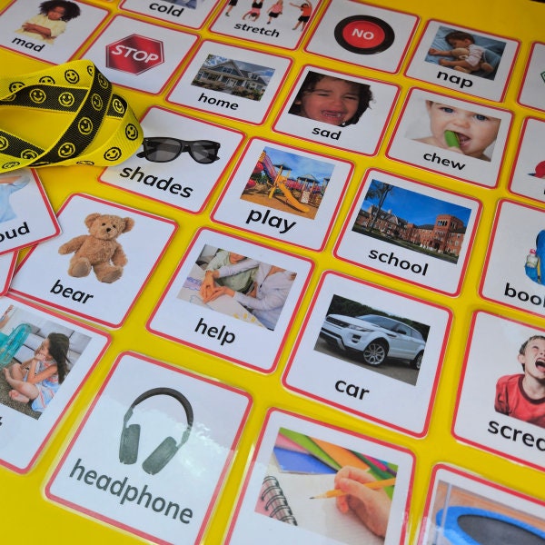 51 Special Education Visual Communication Cards, Autism Visual Pictures ...
