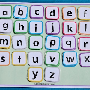Lowercase Alphabet Matching Activity, Toddler ABC Printable - Etsy