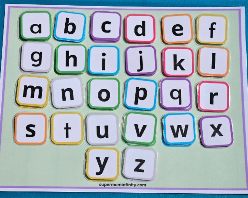 Alphabet Matching Activity for Toddlers, ABC Letter Matching, Alphabet ...