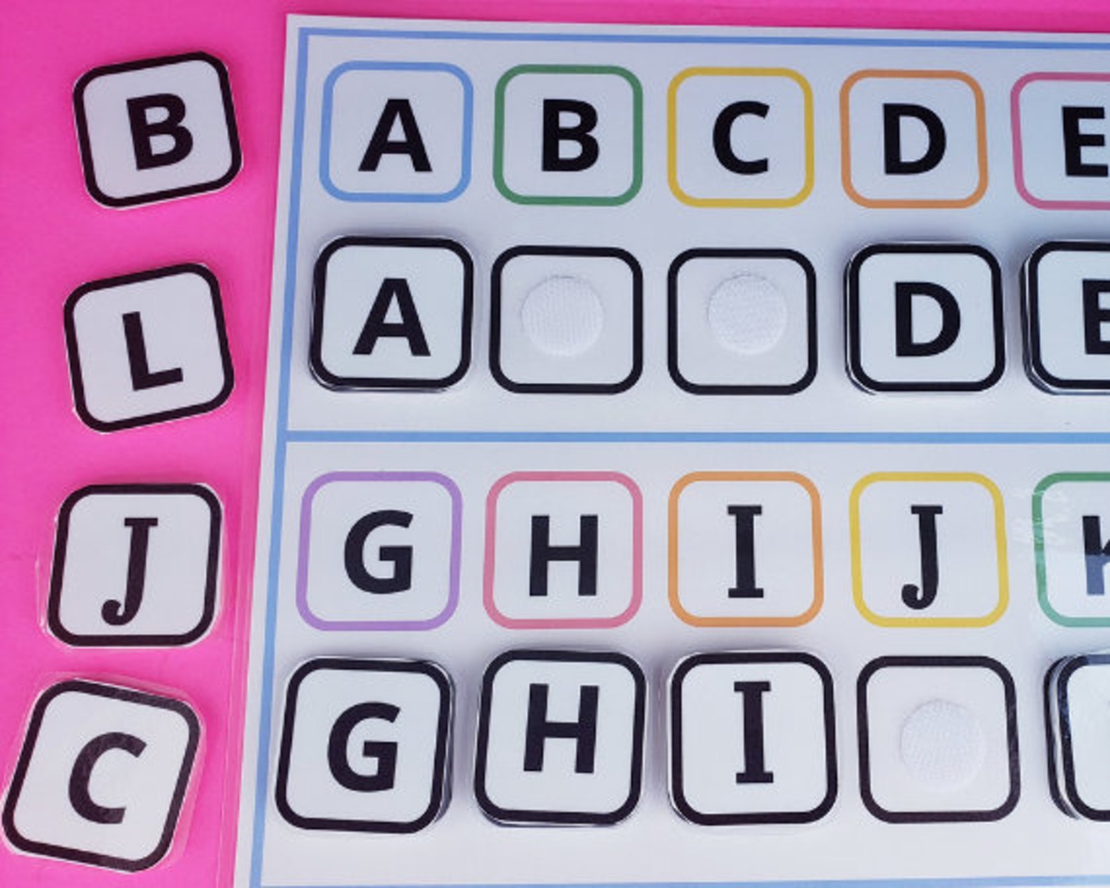 Busy Book Alphabet Binder Learning Binder ABC Book - Etsy