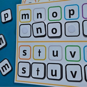Alphabet Learning Activity, Toddler Alphabet Recognition, Preschool ...