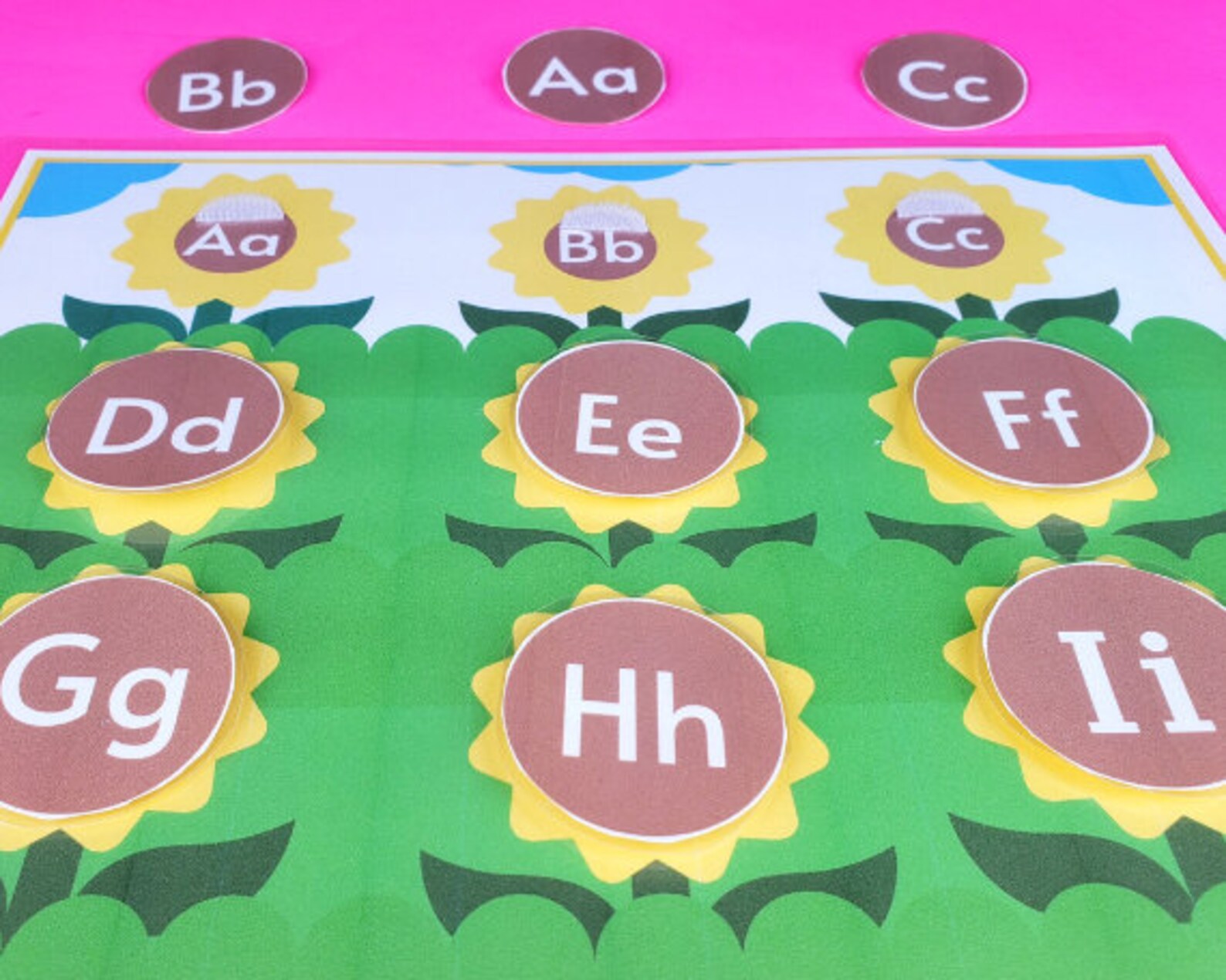 Alphabet Busy Sheet, Printable Learning Activity, Letter Matching ...