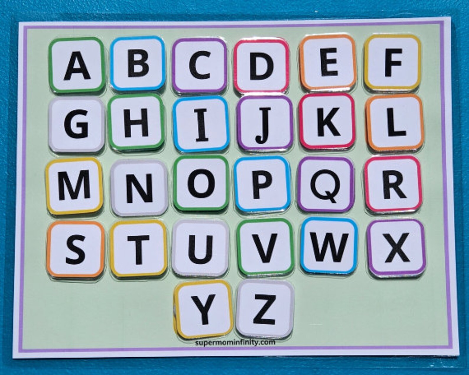 Uppercase Letter Matching Activity, ABC Learning Printable (digital ...