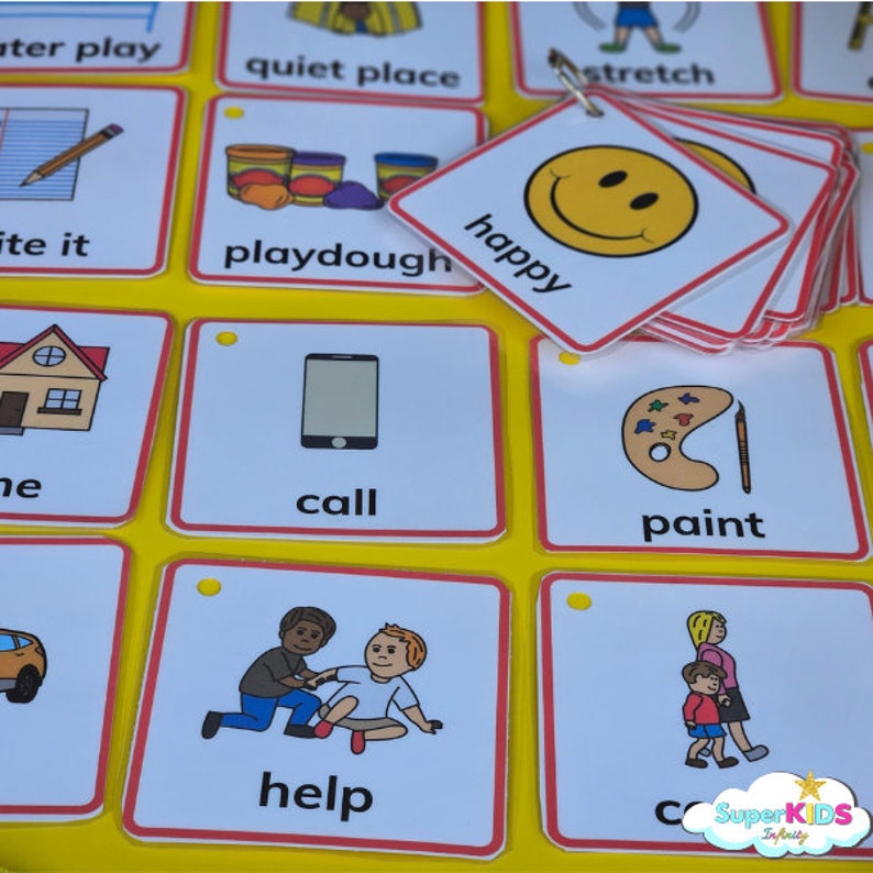Communication Picture Cards Autism Visual Aid Special - Etsy UK