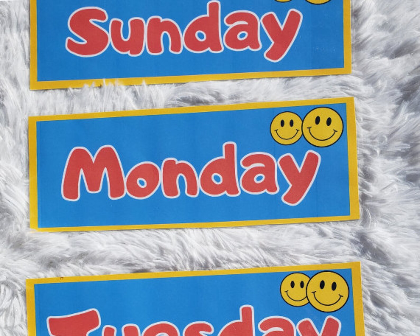 Days of the Week Labels, Classroom Labels, Learning Bin Labels, Days of ...