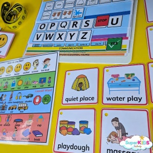Special Education Visual Aid for Kids, Communication Starter Kit for ...