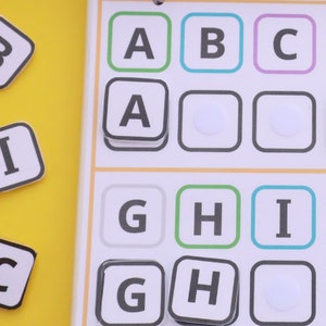 Busy Book Learning Binder, Preschool Busy Book, Printable Learning ...