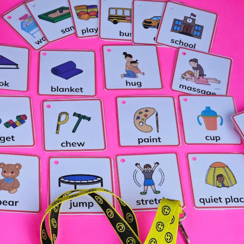 Communication Picture Cards, Autism Visual Aid, Special Education ...