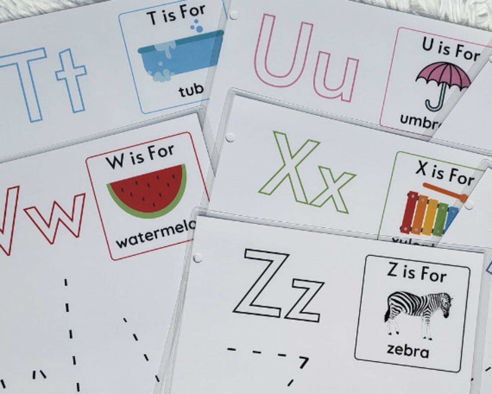 Best Alphabet Trace Worksheets A to Z Printable Uppercase and - Etsy