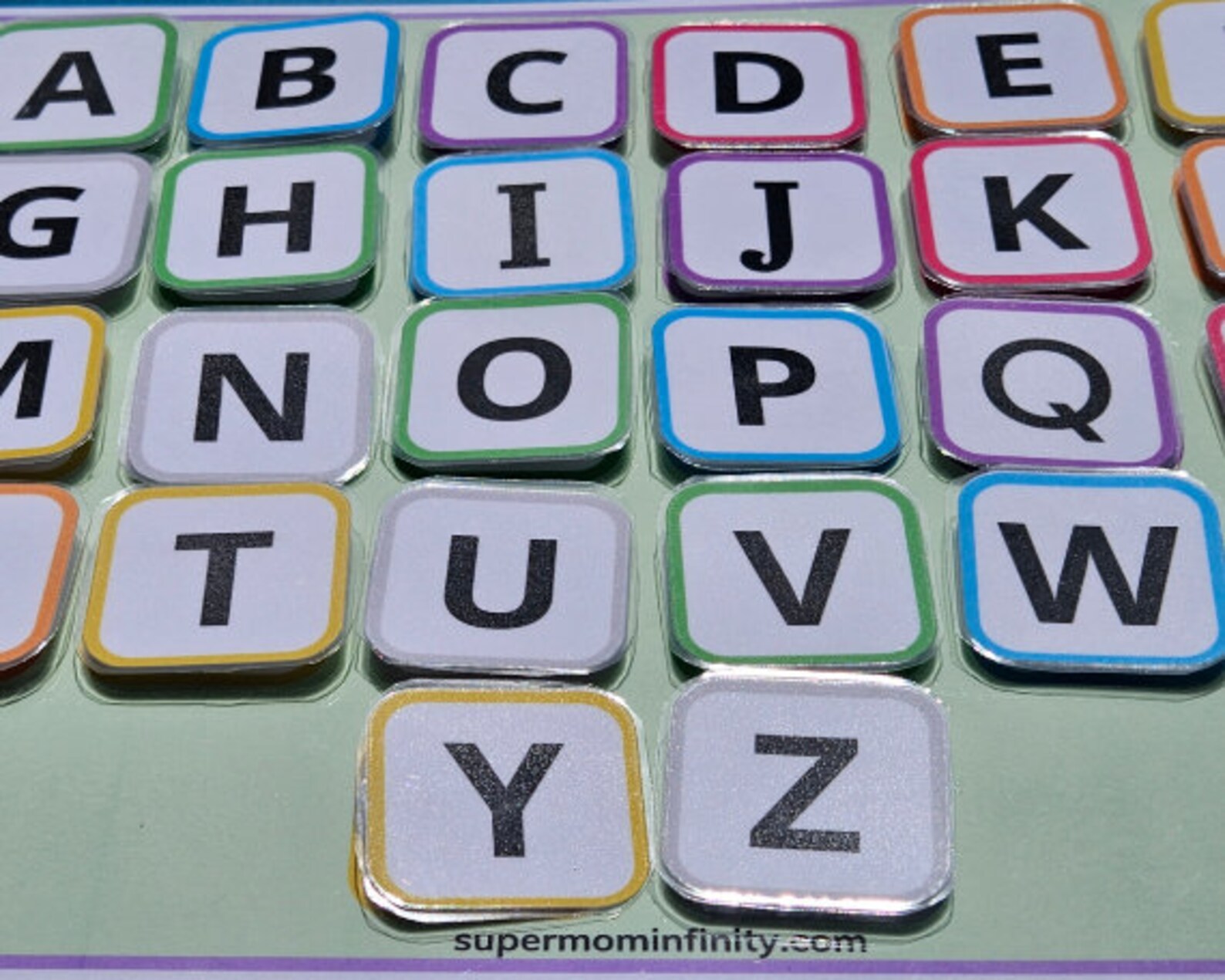 Uppercase Letter Matching Activity, ABC Learning Printable (digital ...