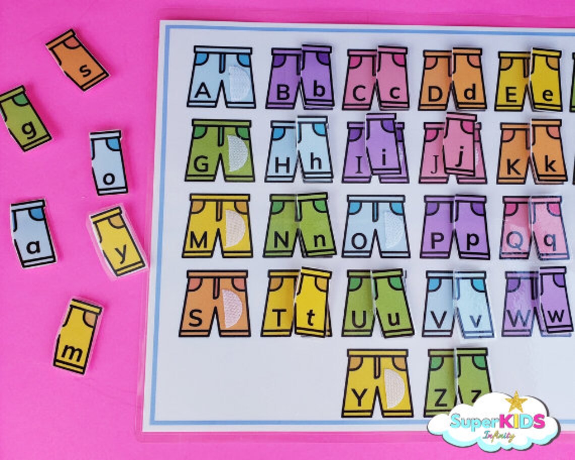Busy Book Alphabet Binder Learning Binder ABC Book - Etsy