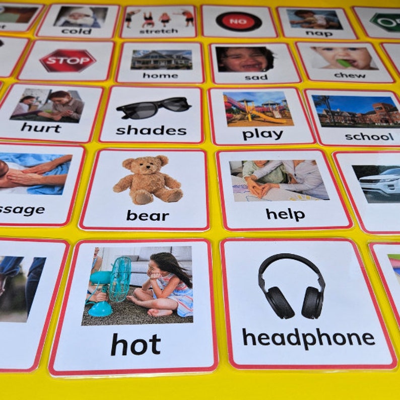 51 Special Education Visual Communication Cards Autism Visual Pictures Cards Classroom
