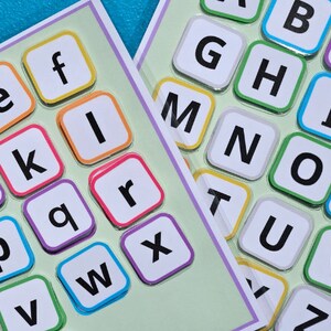 Uppercase and Lowercase Alphabet Matching, Alphabet Learning Activity ...