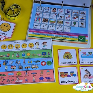 Special Education Visual Aid for Kids, Communication Starter Kit for ...