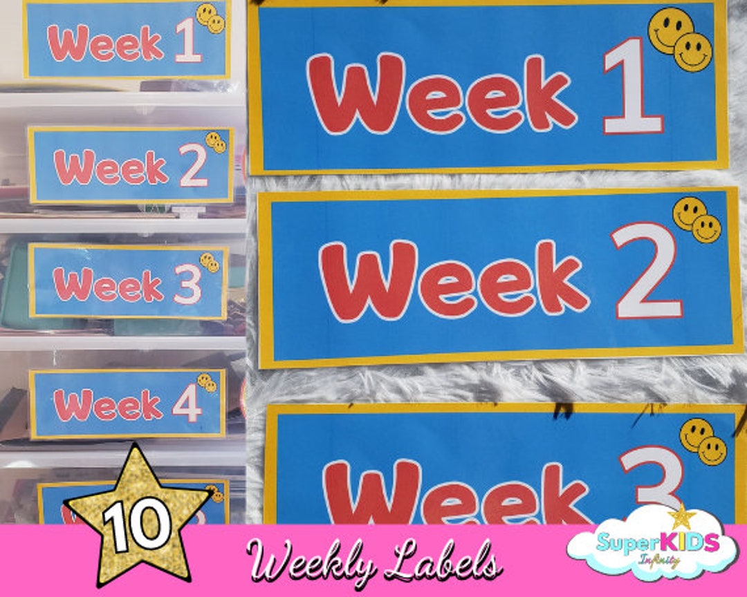 Storage Bin Labels, Learning Bin Labels, Weekly Organizer, Toy Storage ...