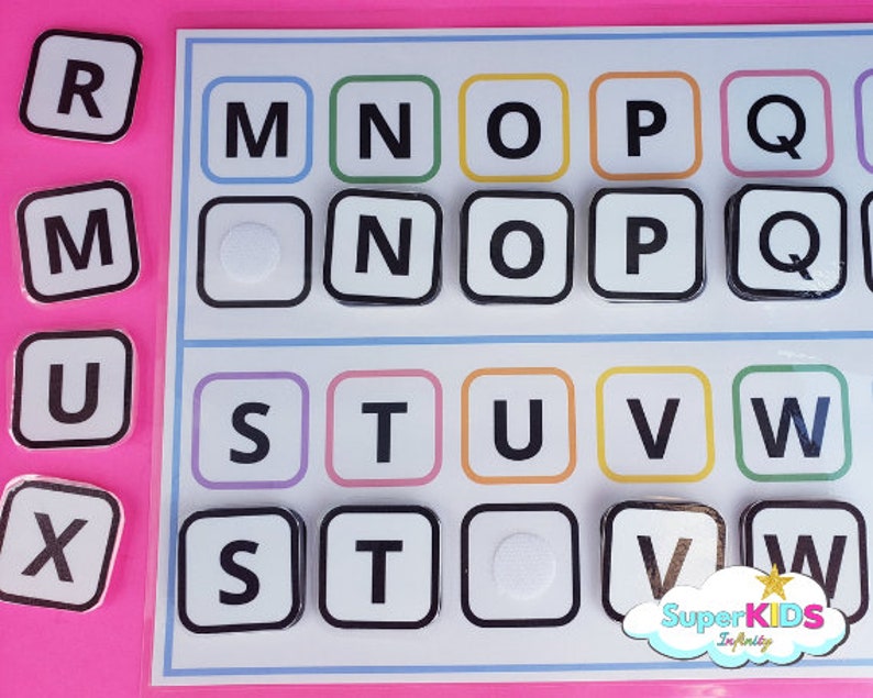 Alphabet Activity, Preschool Printable, Homeschool Alphabet Activity ...