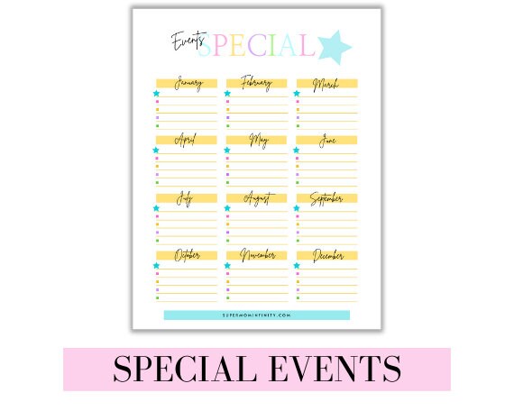 Planners and Templates: Monthly Calendar Printable | Planner for Girls ...