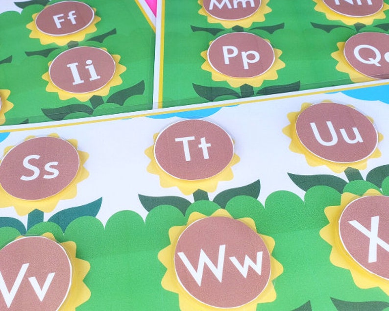 Alphabet Busy Sheet, Printable Learning Activity, Letter Matching ...