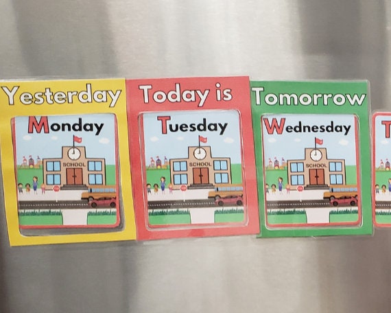 Autism School Schedule, Visual School Days Schedule, Printable School ...