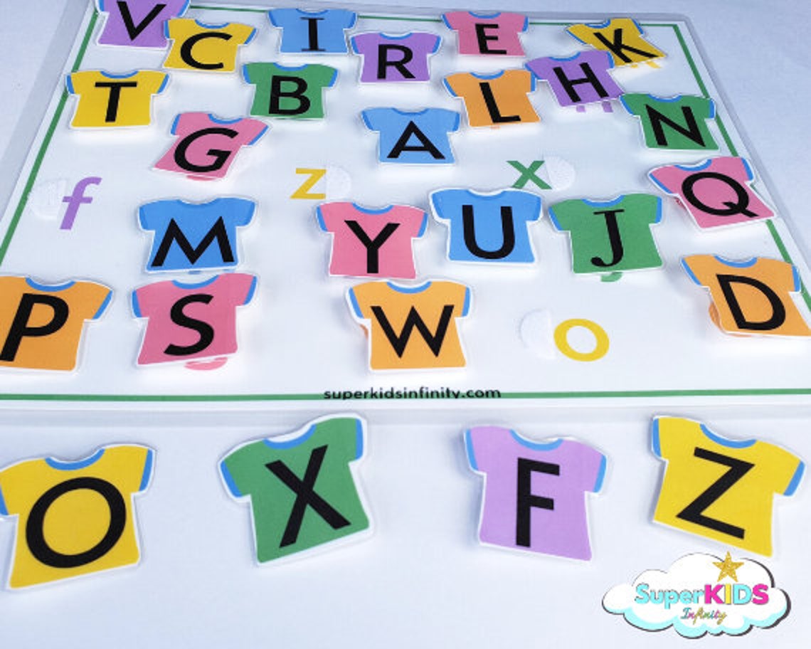 Busy Book Alphabet Binder Learning Binder ABC Book - Etsy