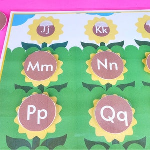 Alphabet Busy Sheet, Printable Learning Activity, Letter Matching ...