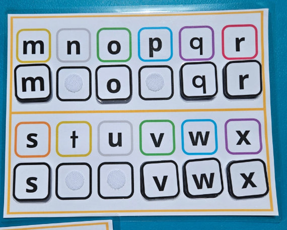 Lowercase Letter Recognition Preschool ABC Letters Lowercase - Etsy