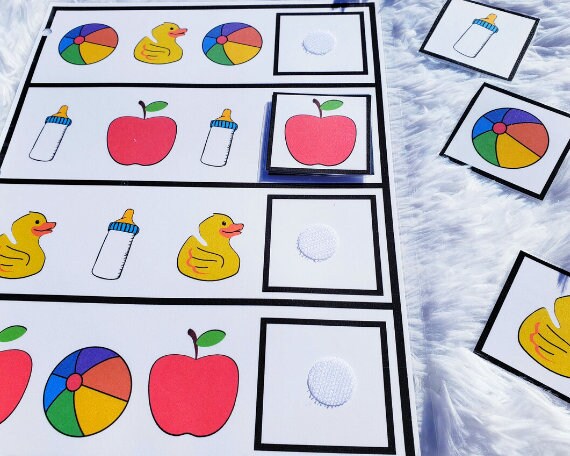 Autism Speech Develpment First Words Learning Binder, First Words Busy ...